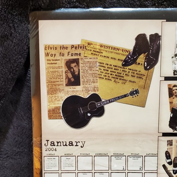 Office | Elvis Presley 204 16month Calendar Sealed Collectible Jeff ...